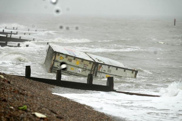 Full coastguard statement as shipping containers wash up on beach
