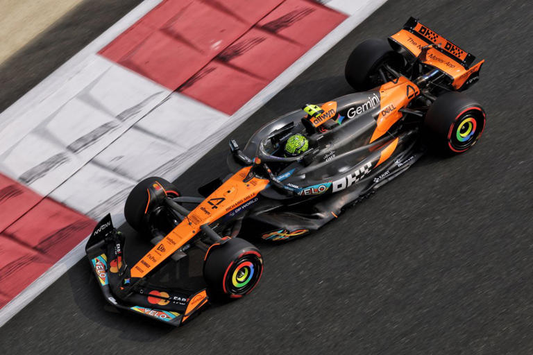 Norris leads Verstappen by a tenth in FP3, Hamilton causes red flag