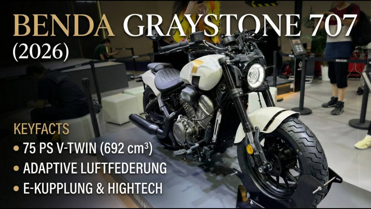 2026 Benda Graystone 707 – Cruiser mit 74 PS & Premium-Features