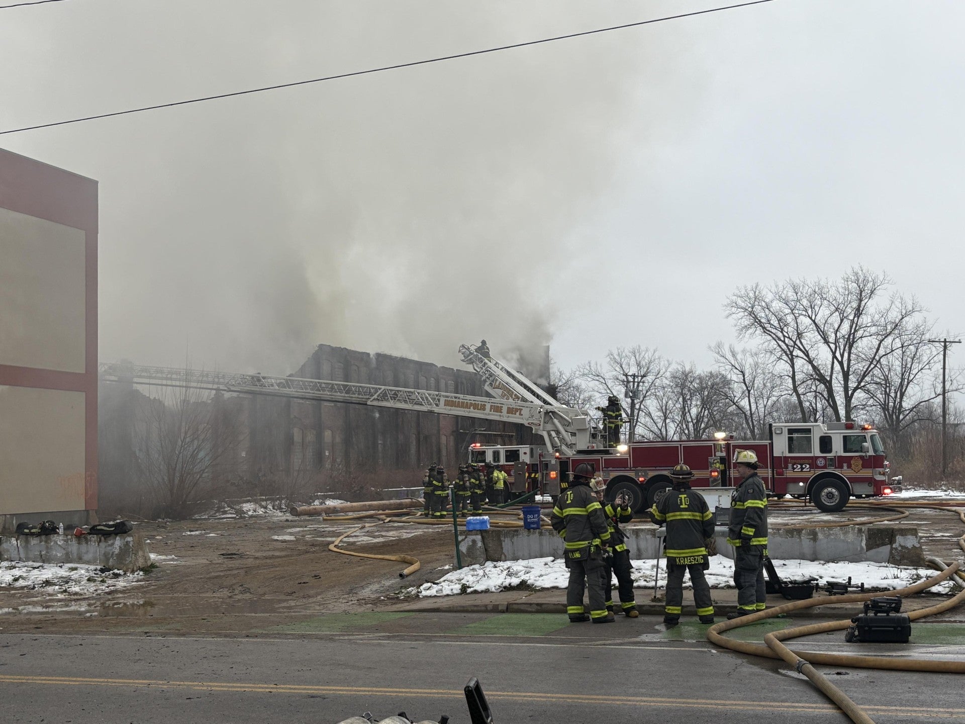IFD battles fire at large, vacant building on East 22nd Street near ...