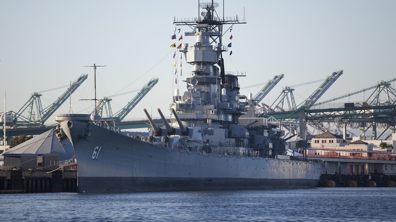 Battleship USS Iowa to observe Pearl Harbor anniversary