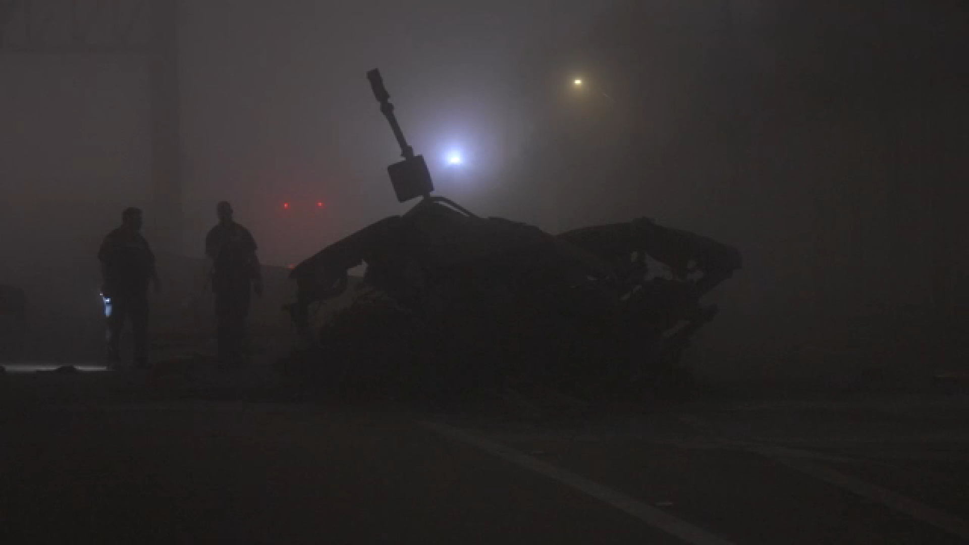 2 killed in fiery high-speed crash after vehicle hits highway barrier ...
