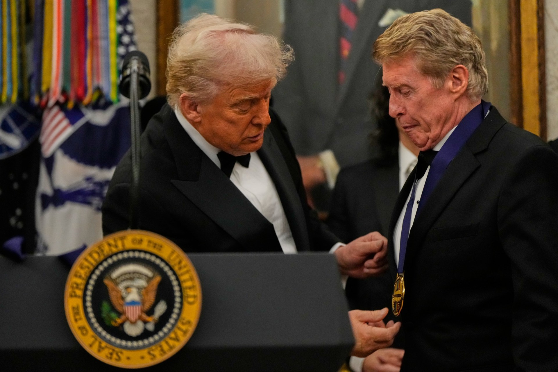 British actor from 70s sitcom honoured by Donald Trump