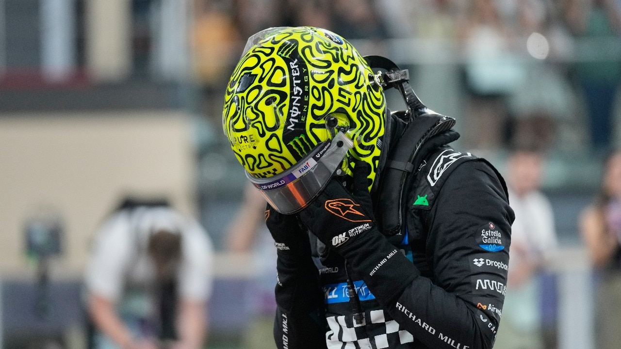 Lando Norris's reaction after winning maiden F1 title: Didn't think I'd ...