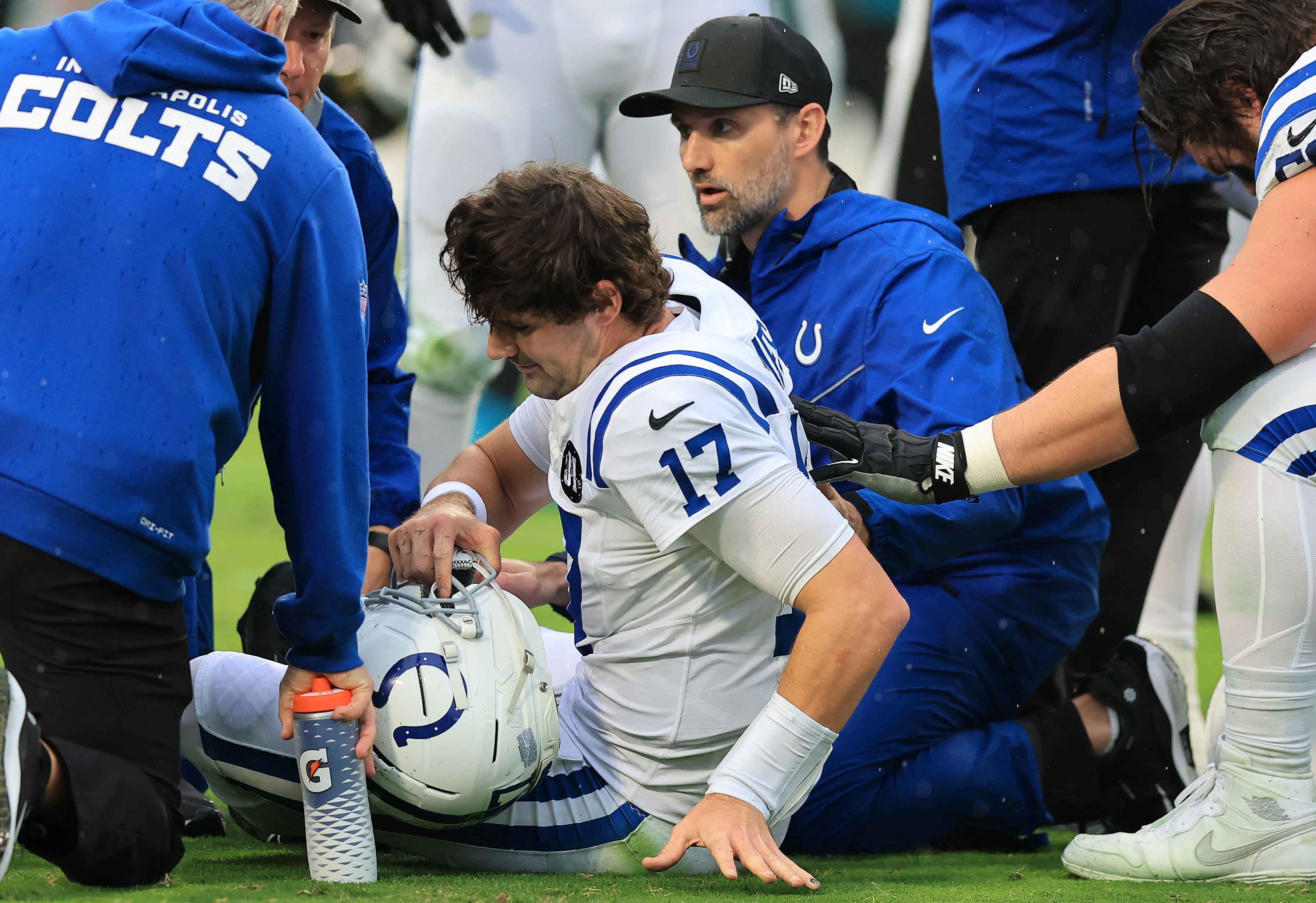 Colts head coach Shane Steichen on QB Daniel Jones Achilles injury: 'It ...