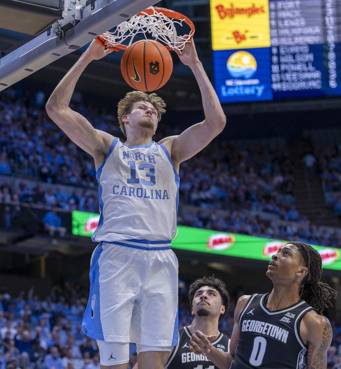 UNC basketball rolls past Georgetown. What we learned in the Tar Heels' win