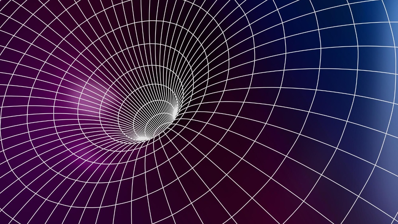 A geodesic approach may link quantum physics with gravity