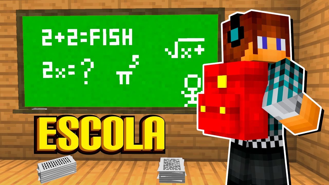 Minecraft - Escola Minecraft #02 (Minecraft school)