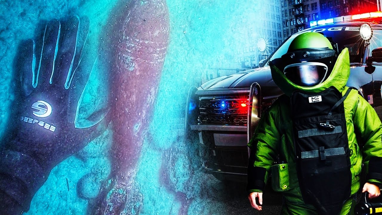 Underwater discovery: explosives and treasures!