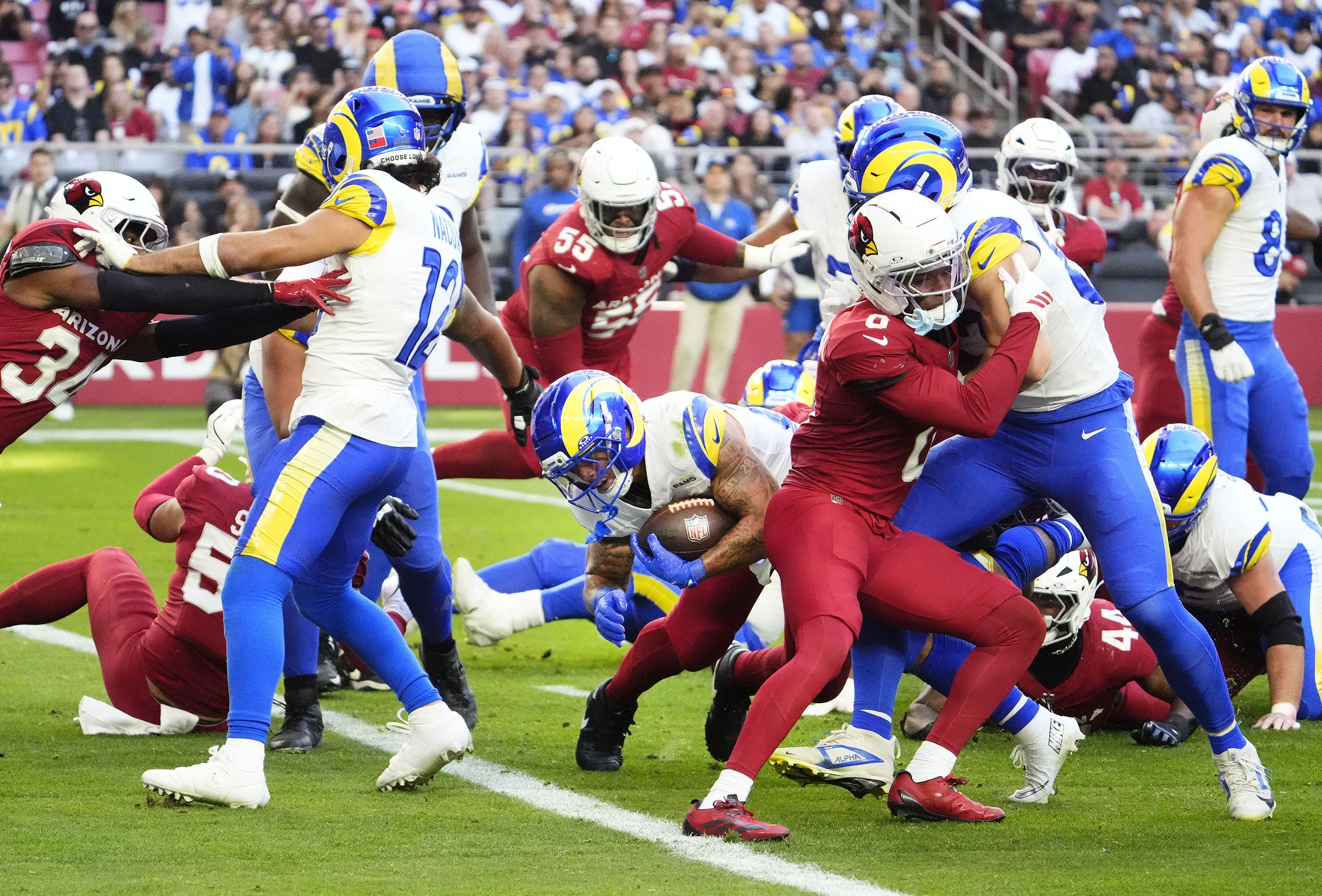 Arizona Cardinals no match for Los Angeles Rams