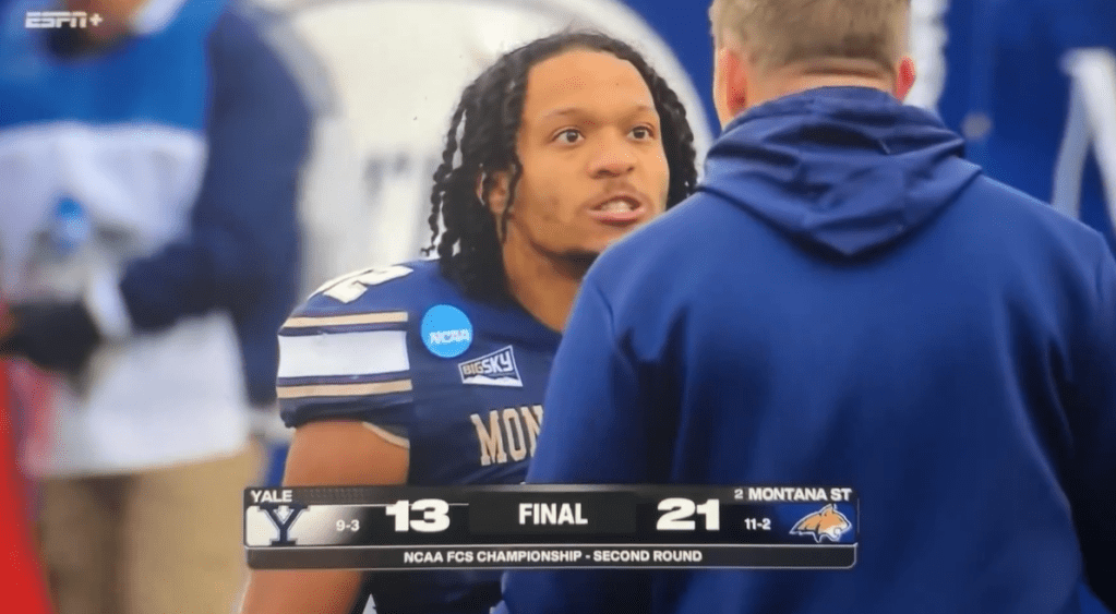 Montana State running back goes ballistic on head coach in fiery scene ...