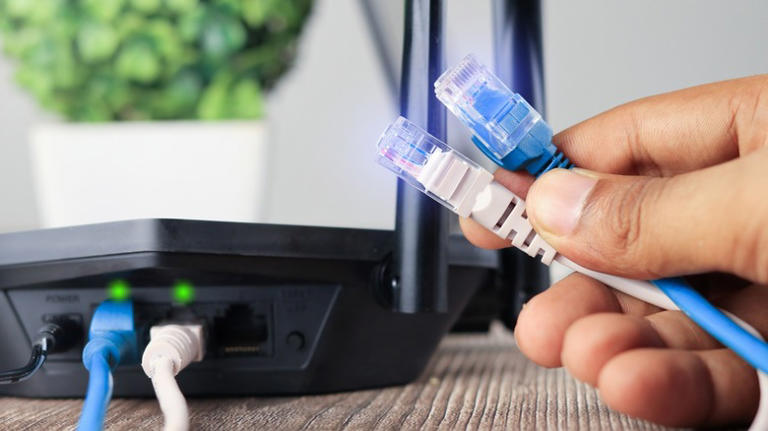 Why are some Ethernet cables blue?