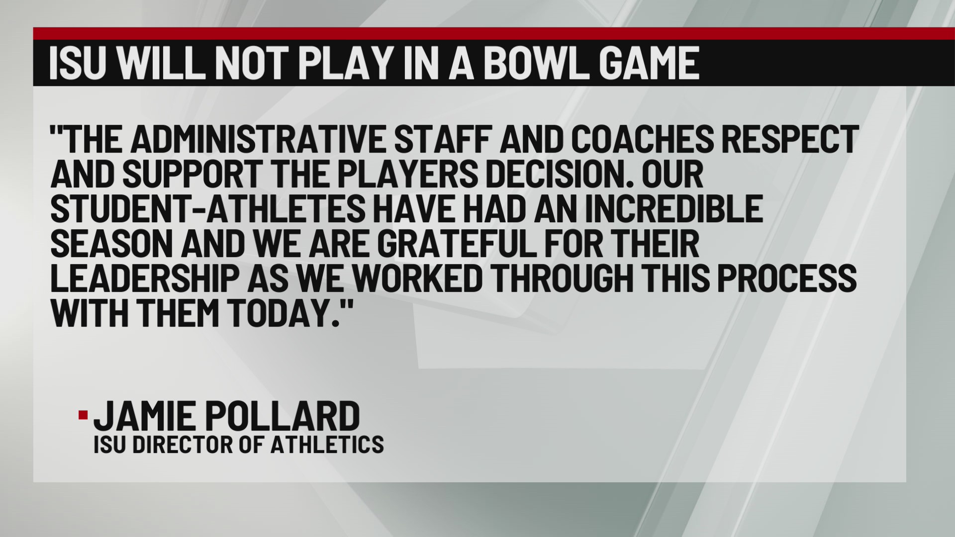 Iowa State Cyclones decline 2025 bowl game invitation