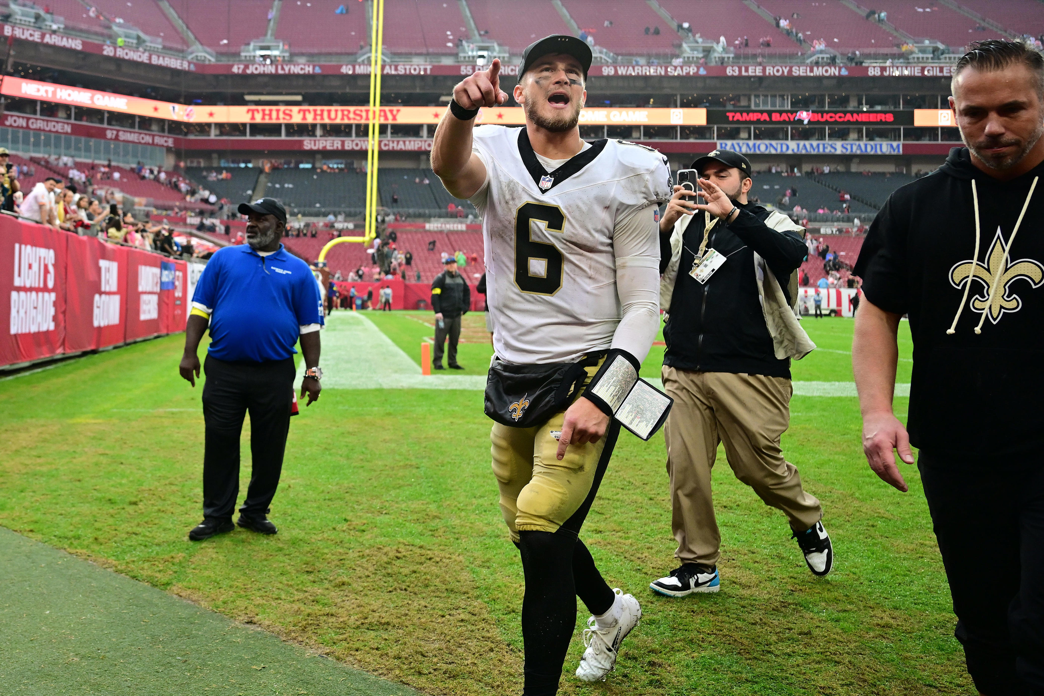 Saints' win probability for every game on 2026 schedule