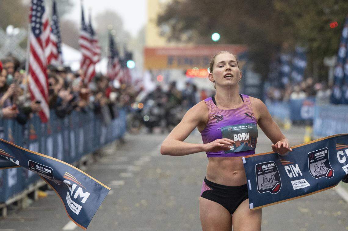 First-time marathon runner breaks a CIM record in Sacramento