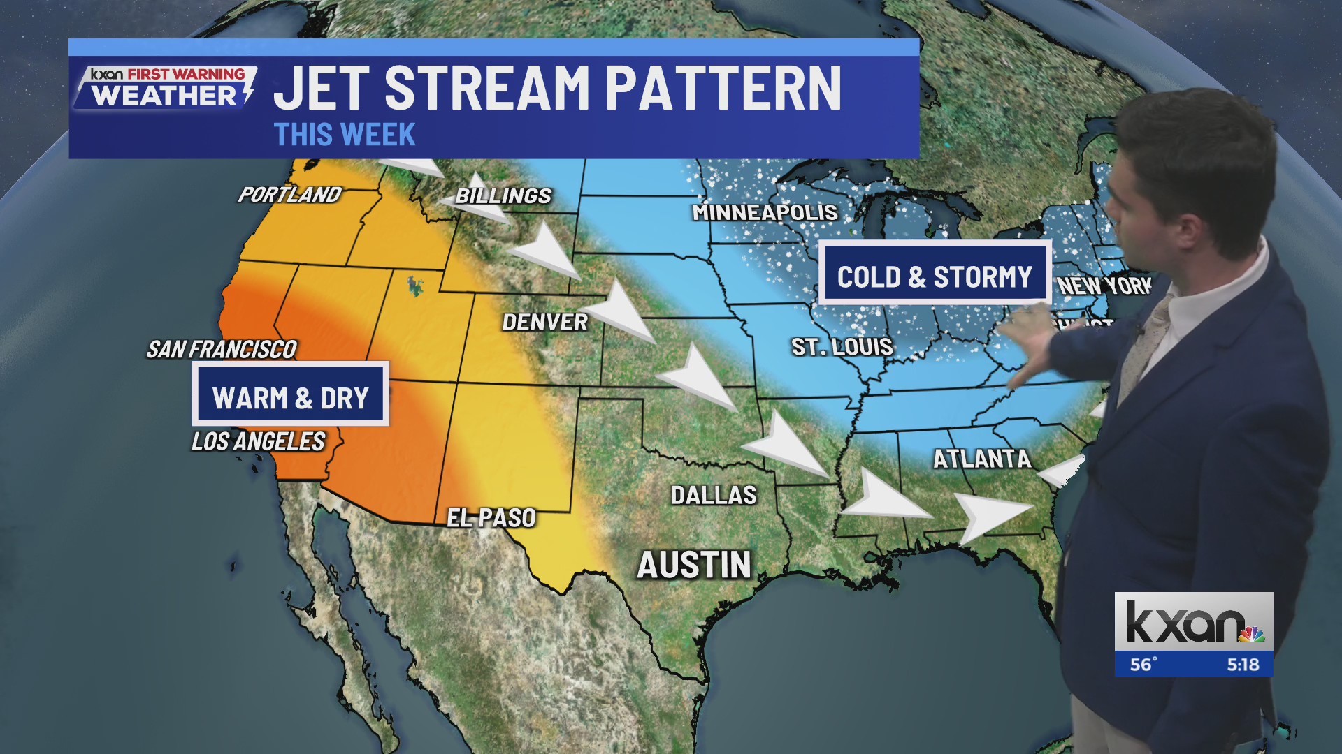 Massive temp swings, no rain in sight | KXAN weather forecast (Dec. 7)