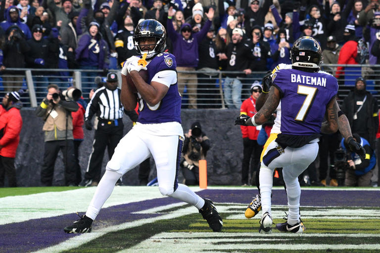 Ravens lose grasp on first place when Likely TD turns into a drop