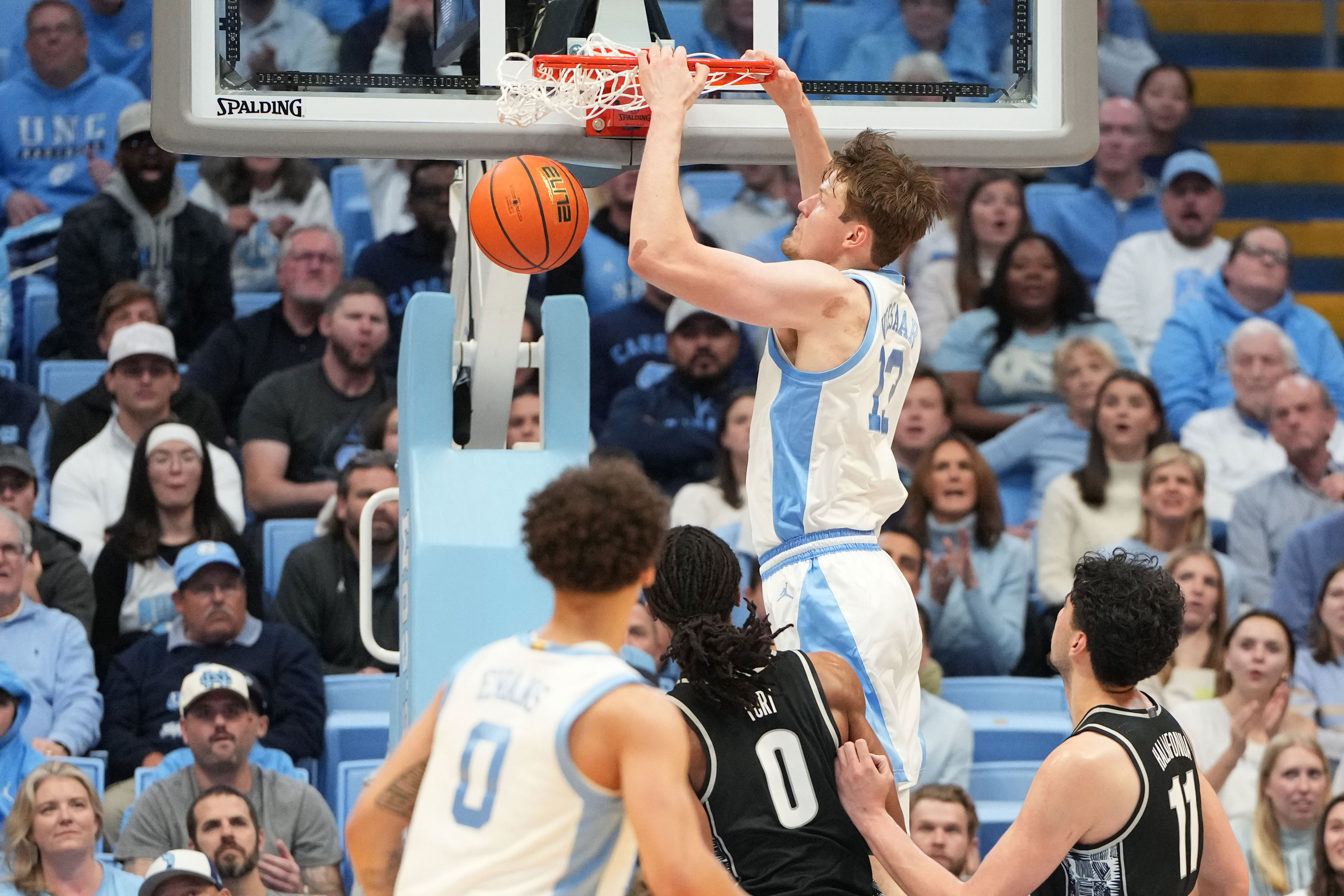 UNC pulls away from Georgetown in the second half, wins 81-61