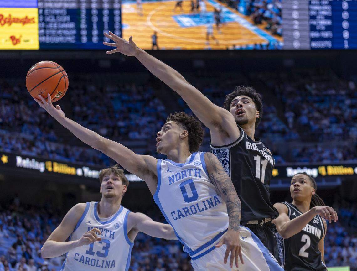 UNC basketball rolls past Georgetown. What we learned in the Tar Heels' win