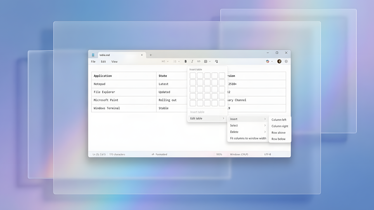 Add markdown tables in Notepad on Windows 11 with ease — here's how
