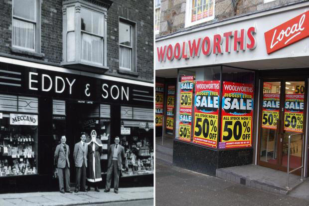 ‘The train in the window’: How Helston still remembers legendary shops ...