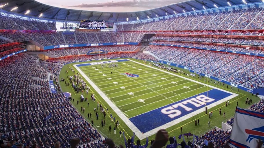 New $2.1B Bills stadium shows amazing snow technology vs. old one in ...