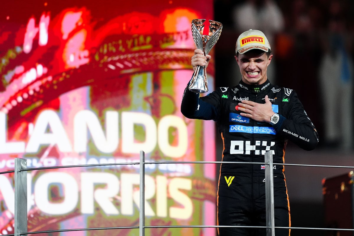 I won it my way – Lando Norris emotional after securing F1 title in Abu ...