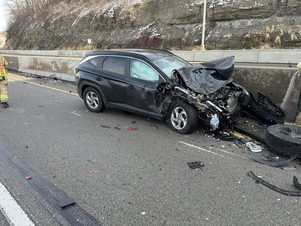 Two hospitalized after multi-vehicle crash along the Pa. Turnpike