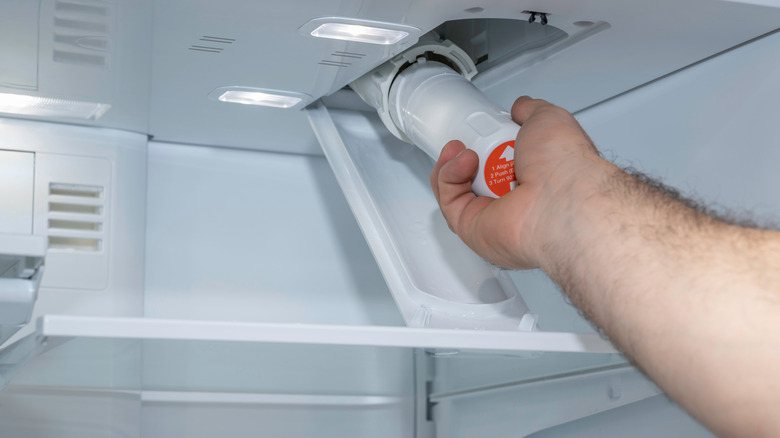 If you never change your fridge's water filter, here's what will happen