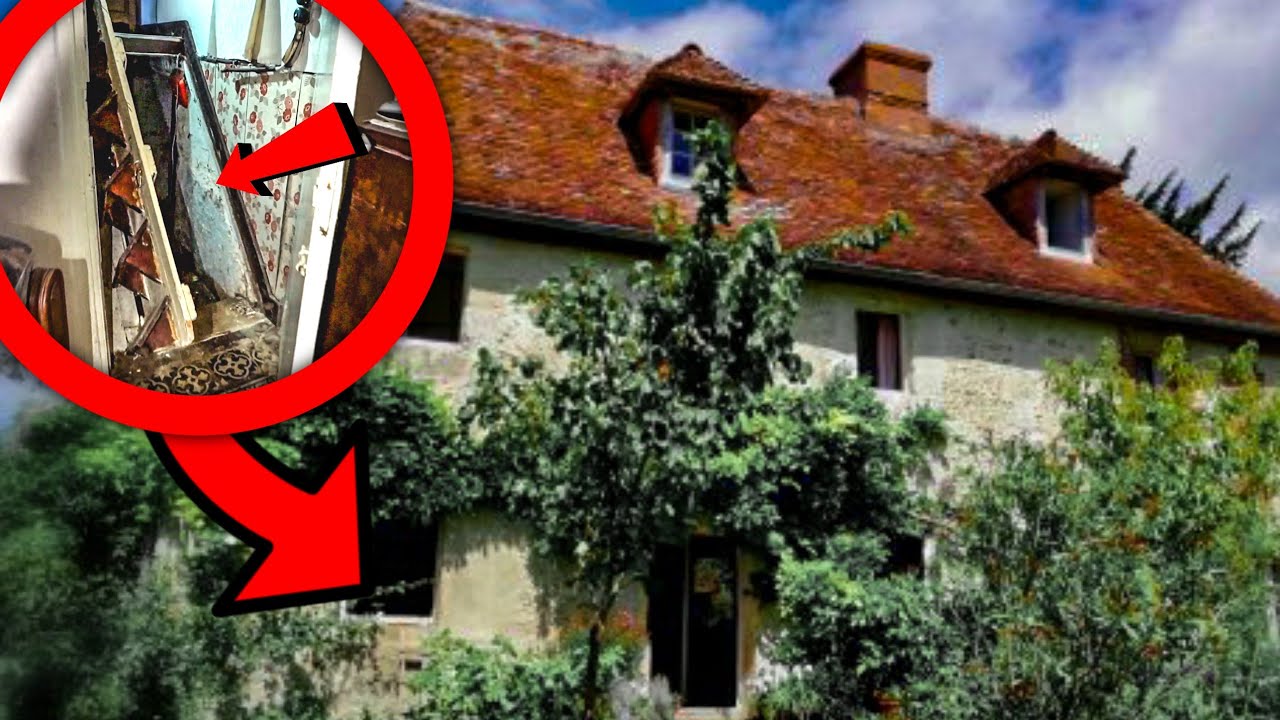 I found a hidden trap door in a haunted farmhouse 👻