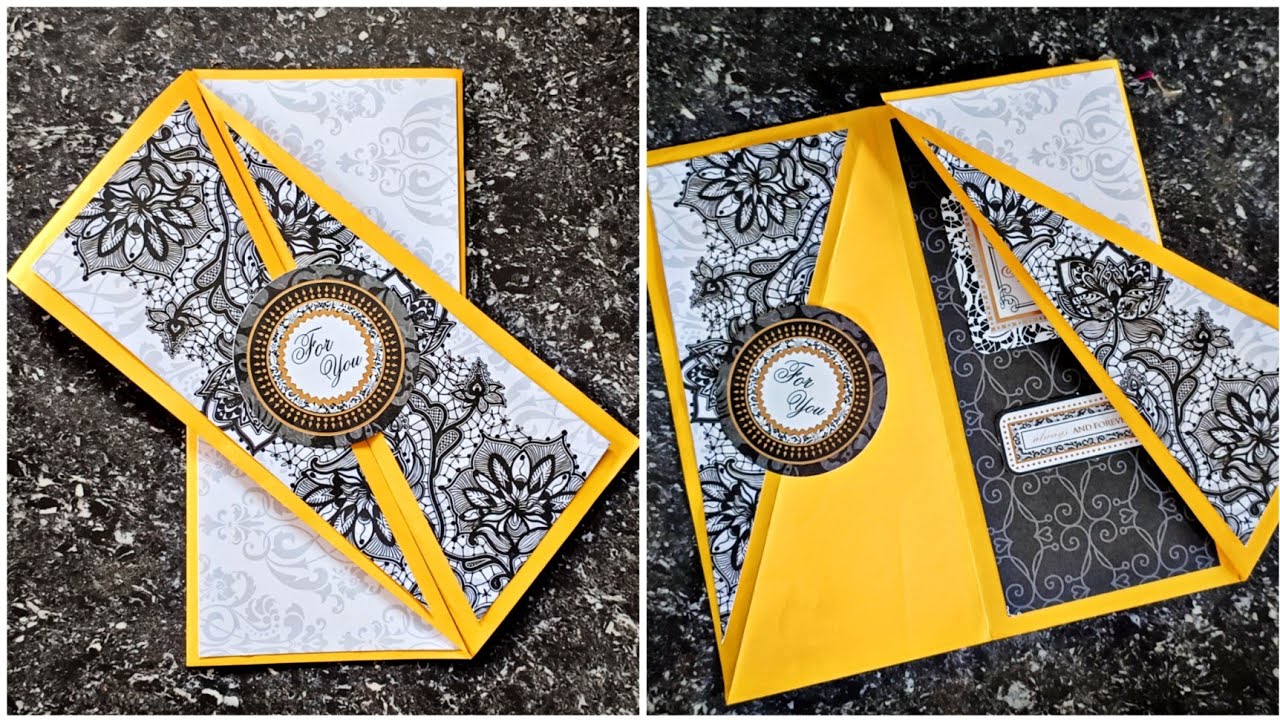 DIY birthday card ideas twisted gate card tutorial