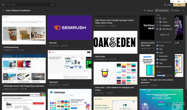 I turned Raindrop.io into a visual research board — no Notion or ...