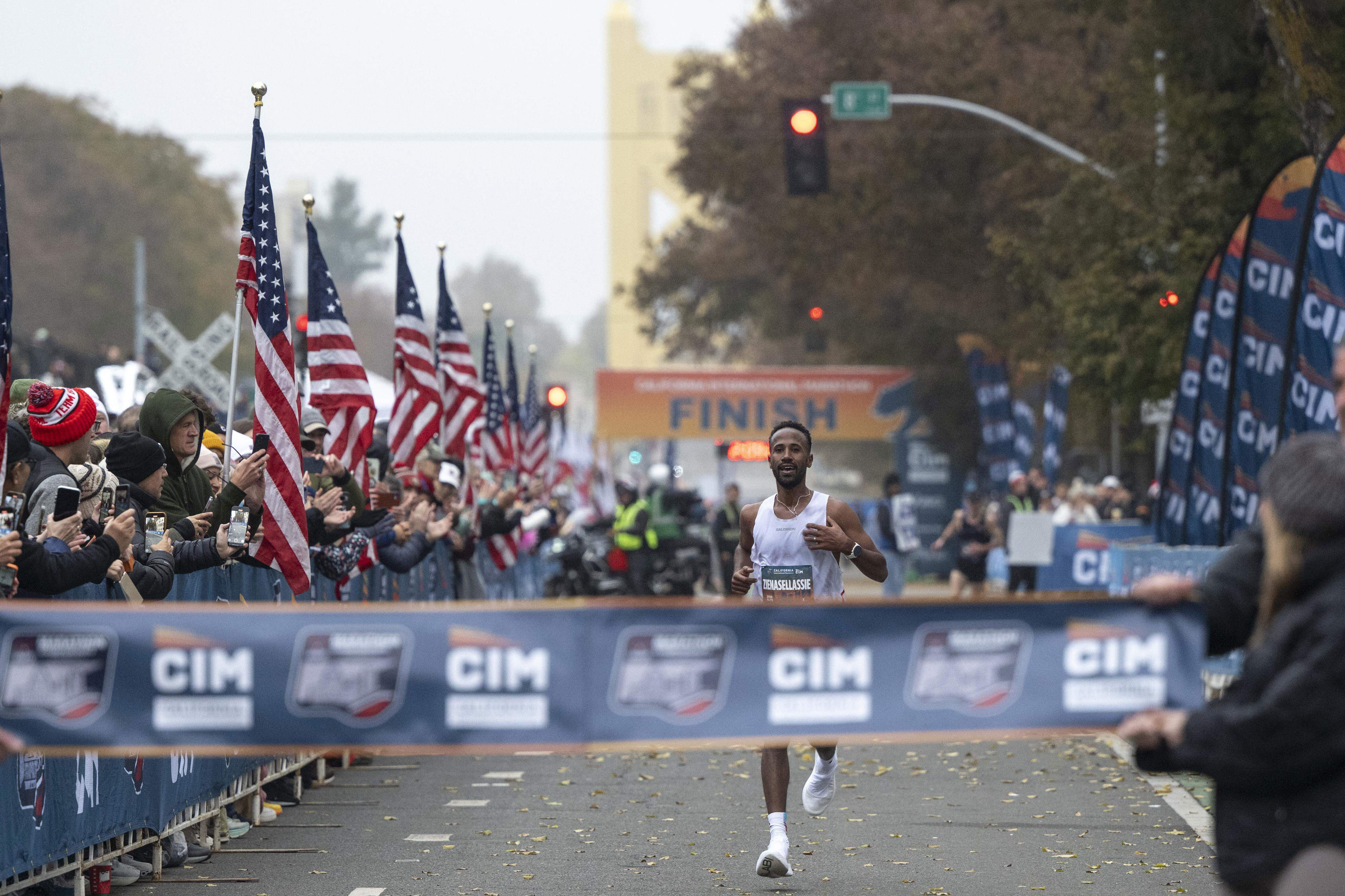 First-time marathon runner breaks a CIM record in Sacramento