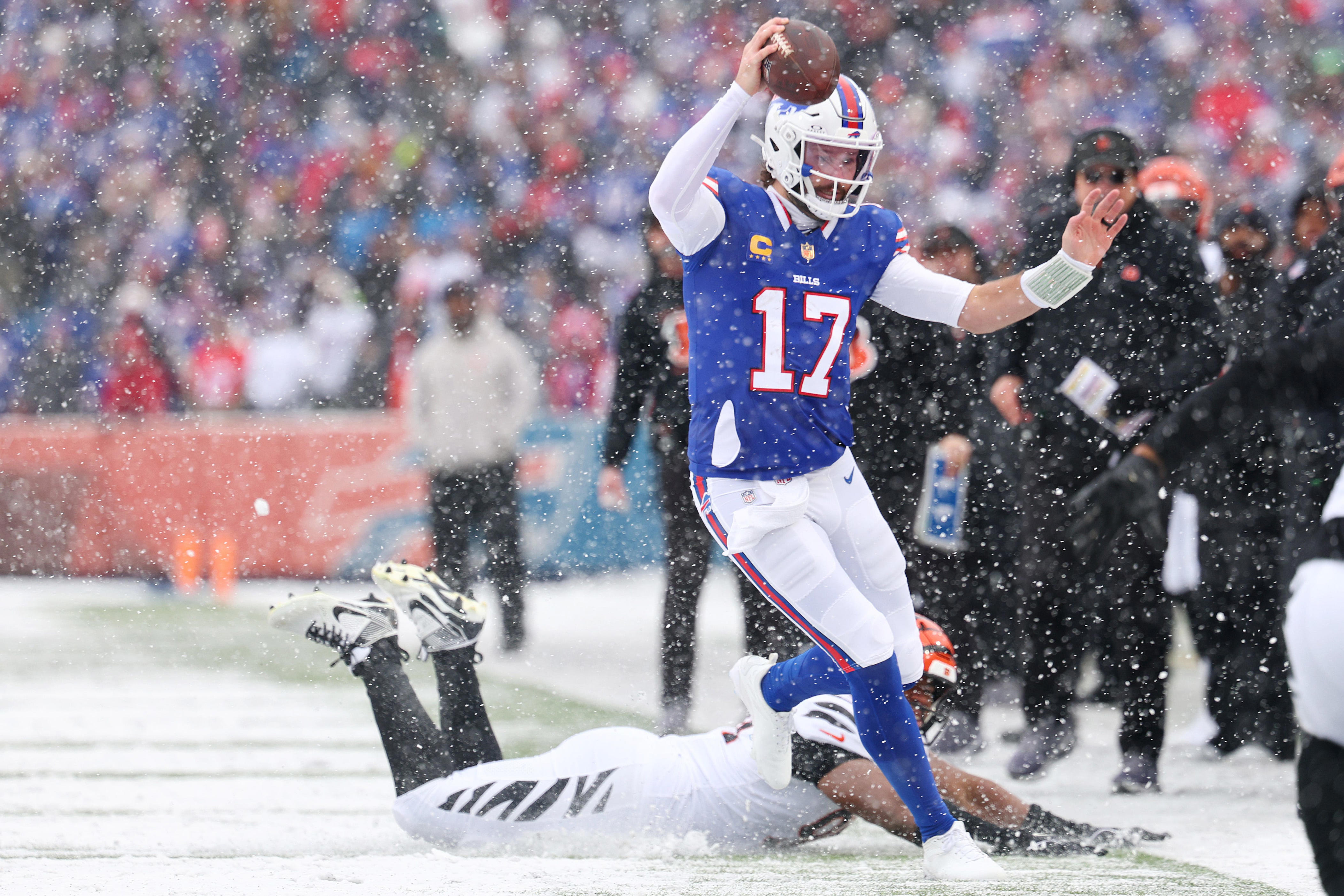 Josh Allen electric with four TDs in Buffalo win. Bills vs Bengals ...