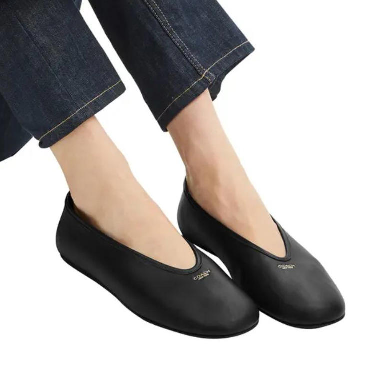 Zara's take on Coach's Houston ballet flats is a reminder that this ...