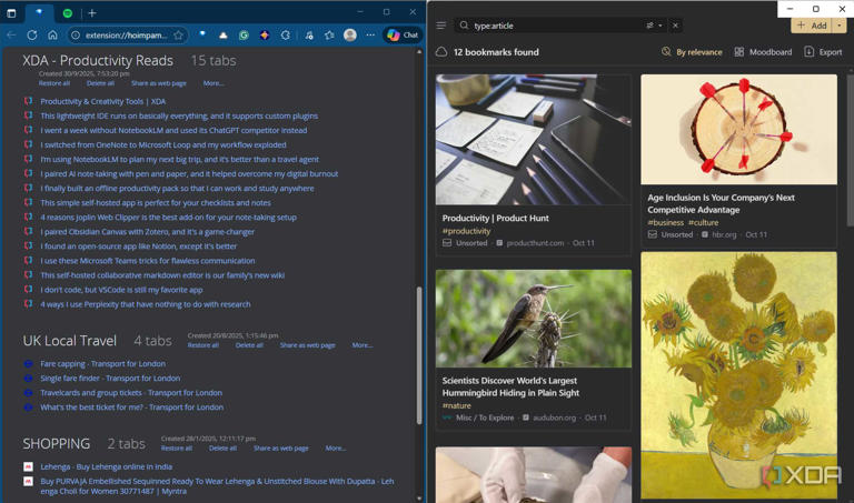 I turned Raindrop.io into a visual research board — no Notion or ...