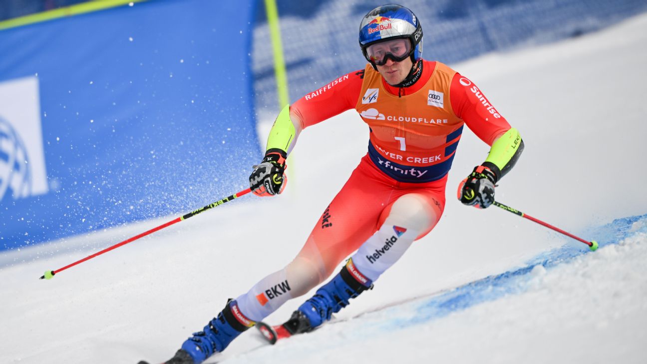 Marco Odermatt set for record 4th downhill win in Wengen
