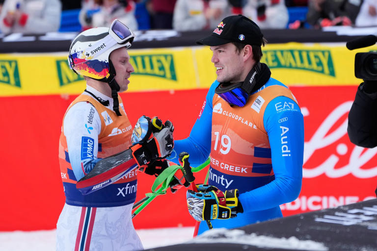Swiss racer Marco Odermatt takes World Cup giant slalom for his 2nd win ...