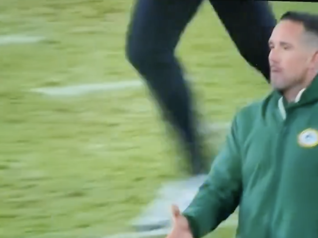 Video emerges of Matt LaFleur's postgame handshake with Ben Johnson