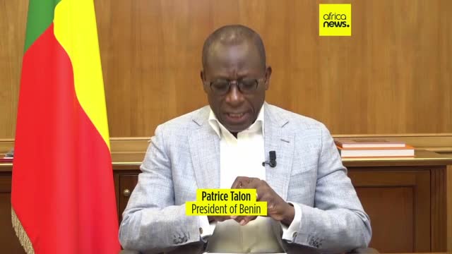 Benin leader commends soldiers for thwarting coup