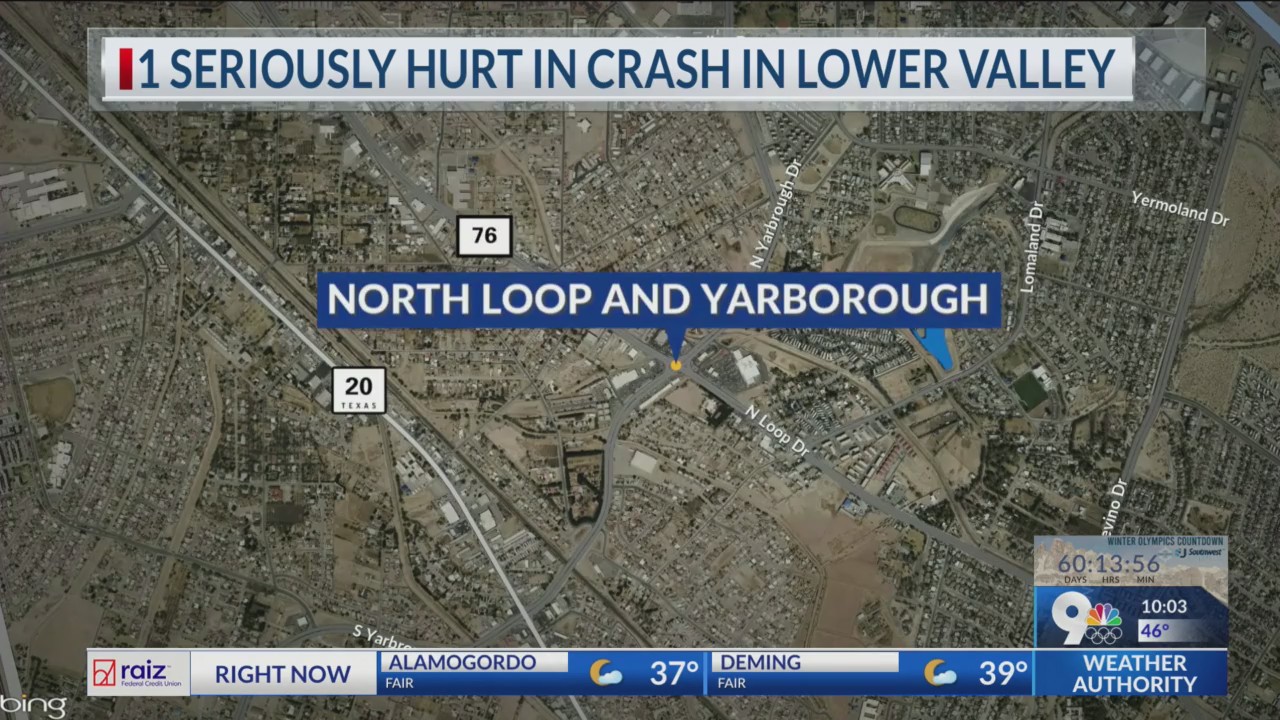 At least 1 seriously hurt in Lower Valley crash