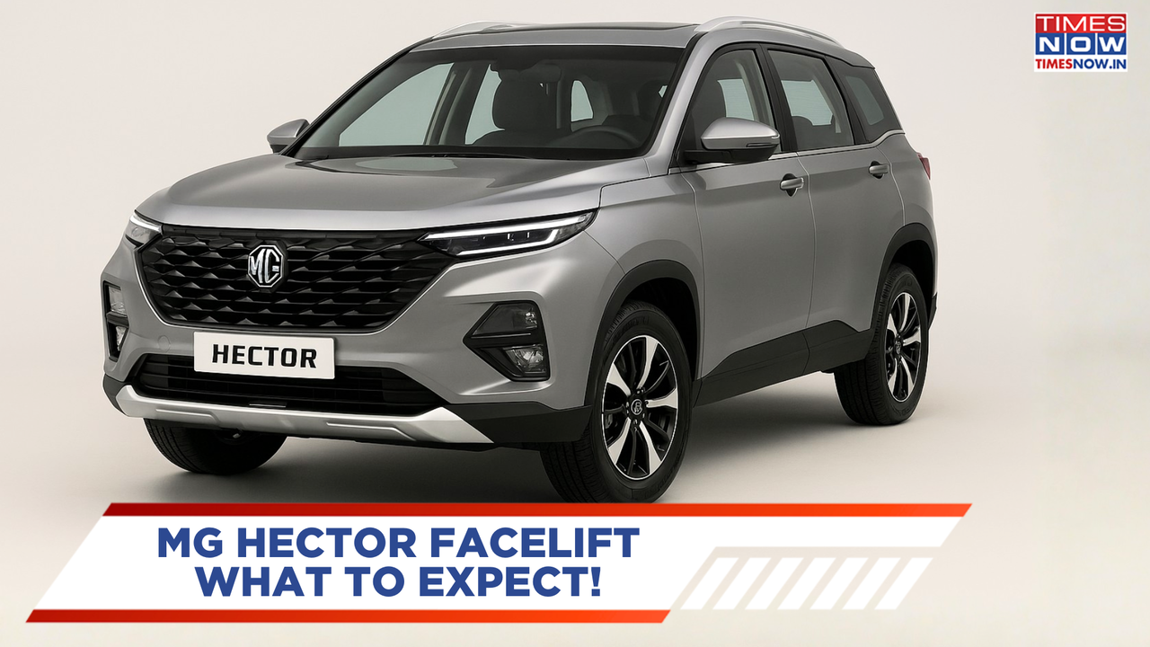 New MG Hector SUV facelift launch soon - major changes to expect!