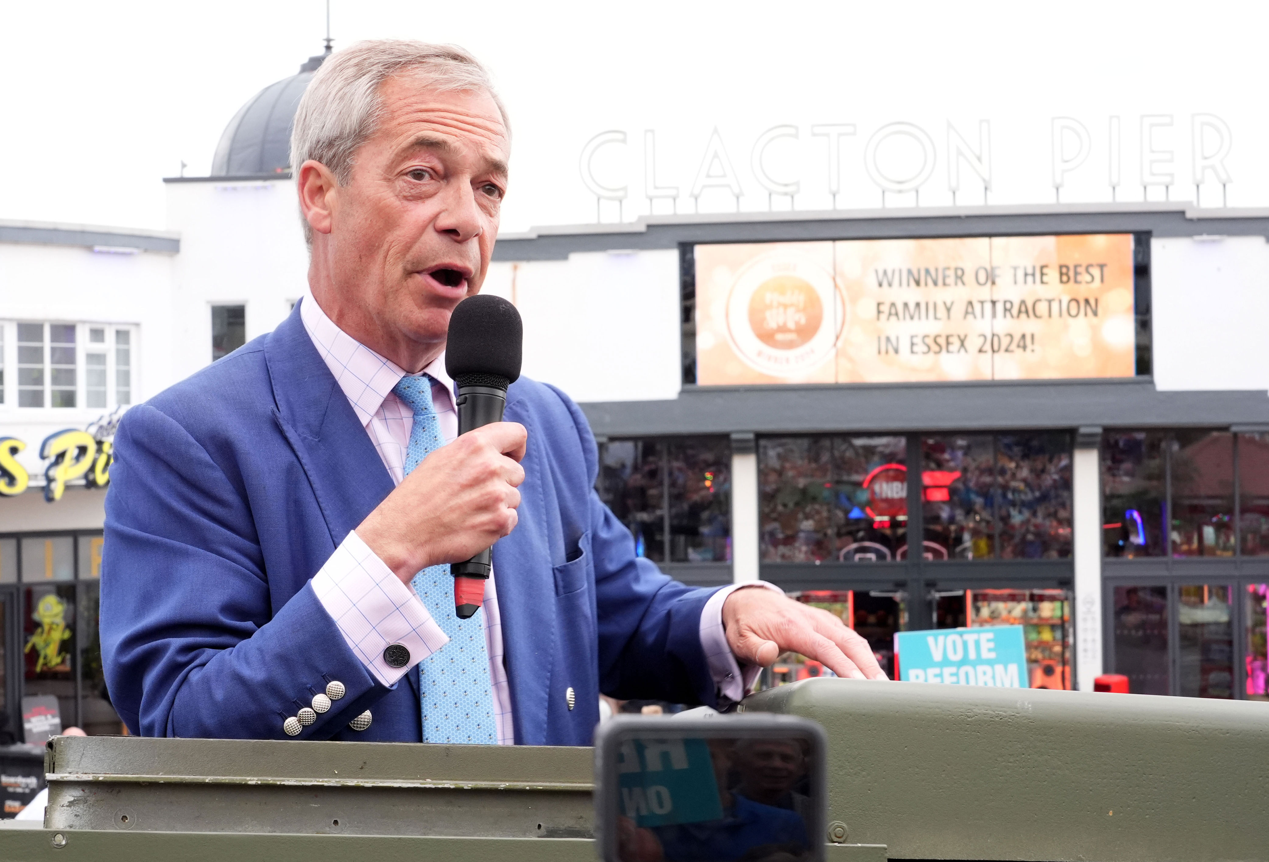 Nigel Farage’s election campaign in Clacton accused of breaching ...