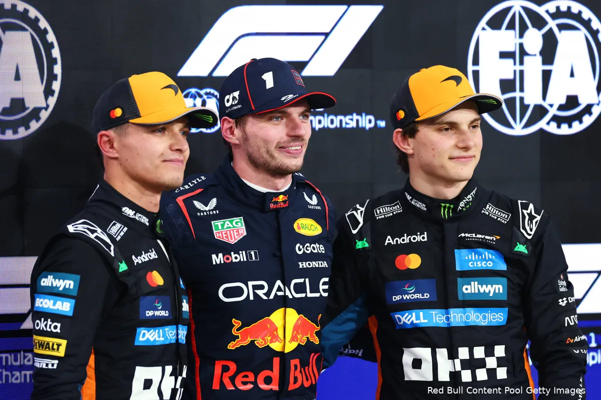 Norris vol lof: 'Verstappen is een van de beste coureurs die je ooit in ...