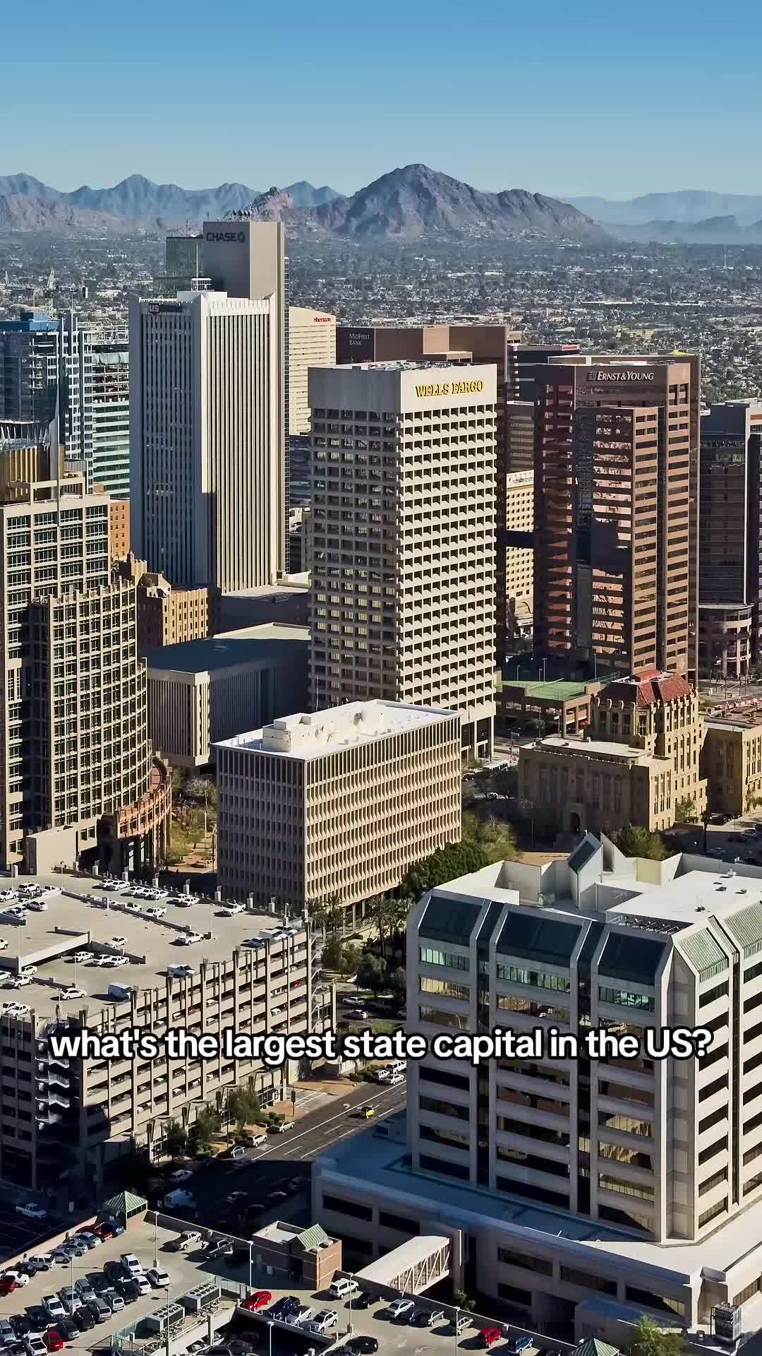 Whats The Biggest US State Capital? #geography