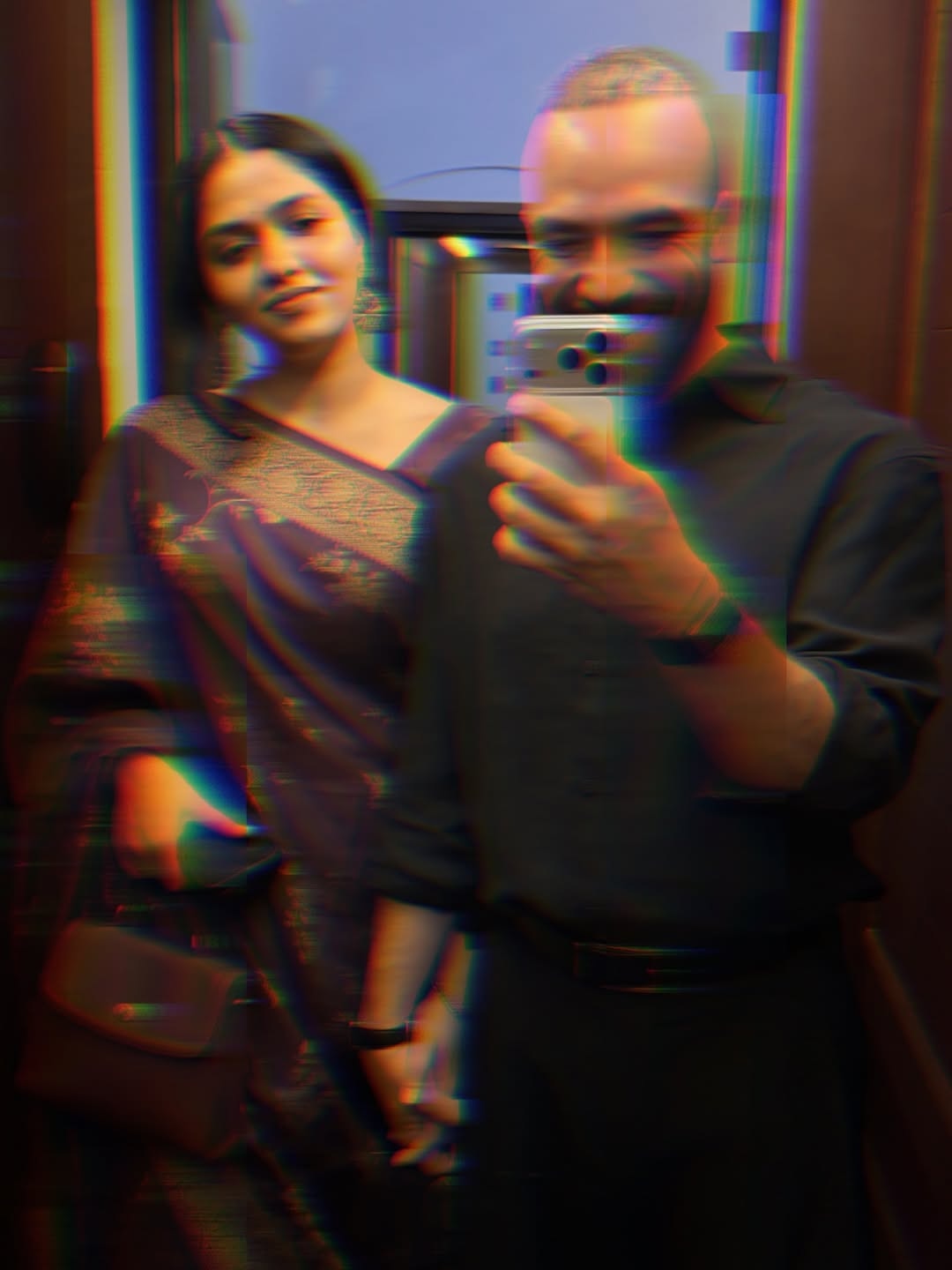 Tamil actor Sunainaa and UAE influencer Khalid Al Ameri go Insta official. Pics out