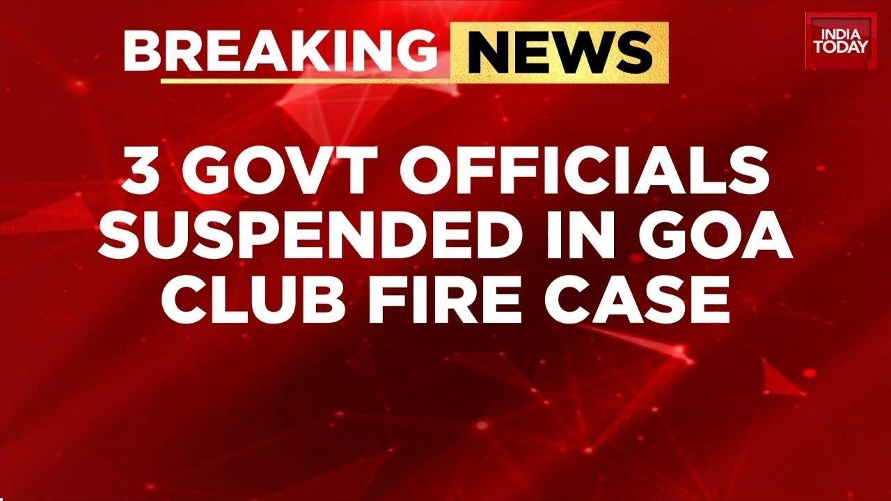 Goa nightclub fire: CM Pramod Sawant suspends 3 officials including ex ...