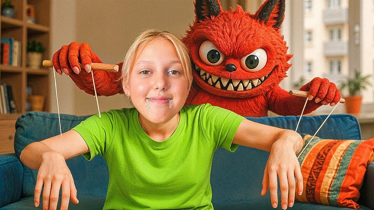 Labubu contrôle la vie d'Amelka pendant 24 heures! 🎮 #Défi