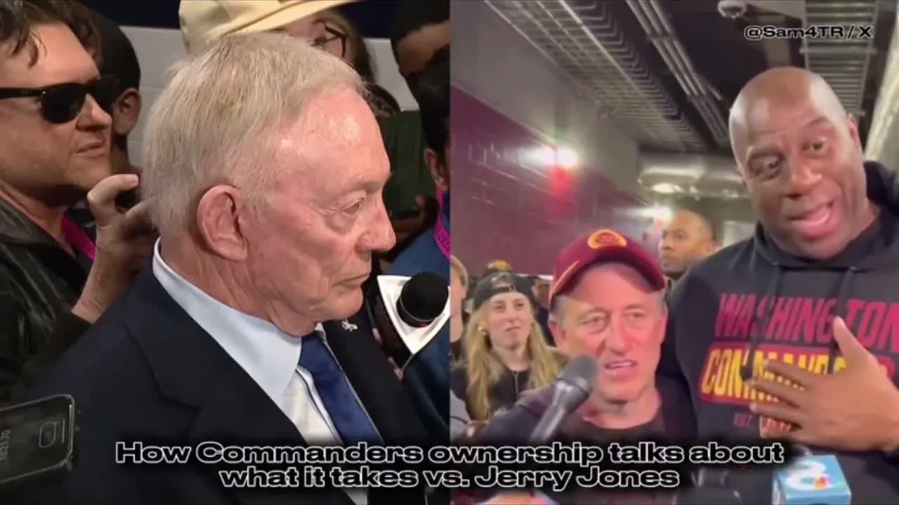 The tale of two owners: Cowboys owner Jerry Jones vs. Washington Commanders owners