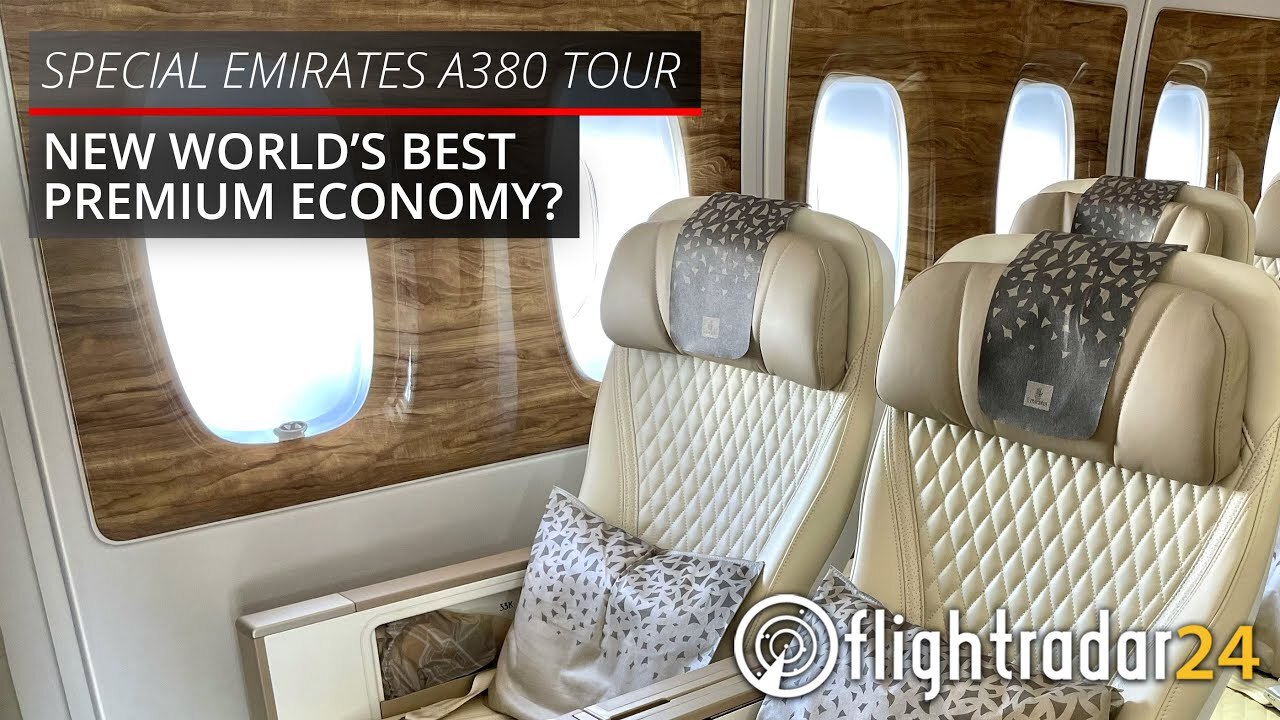 Grand tour of the Emirates A380 (is this the world's best premium economy?)